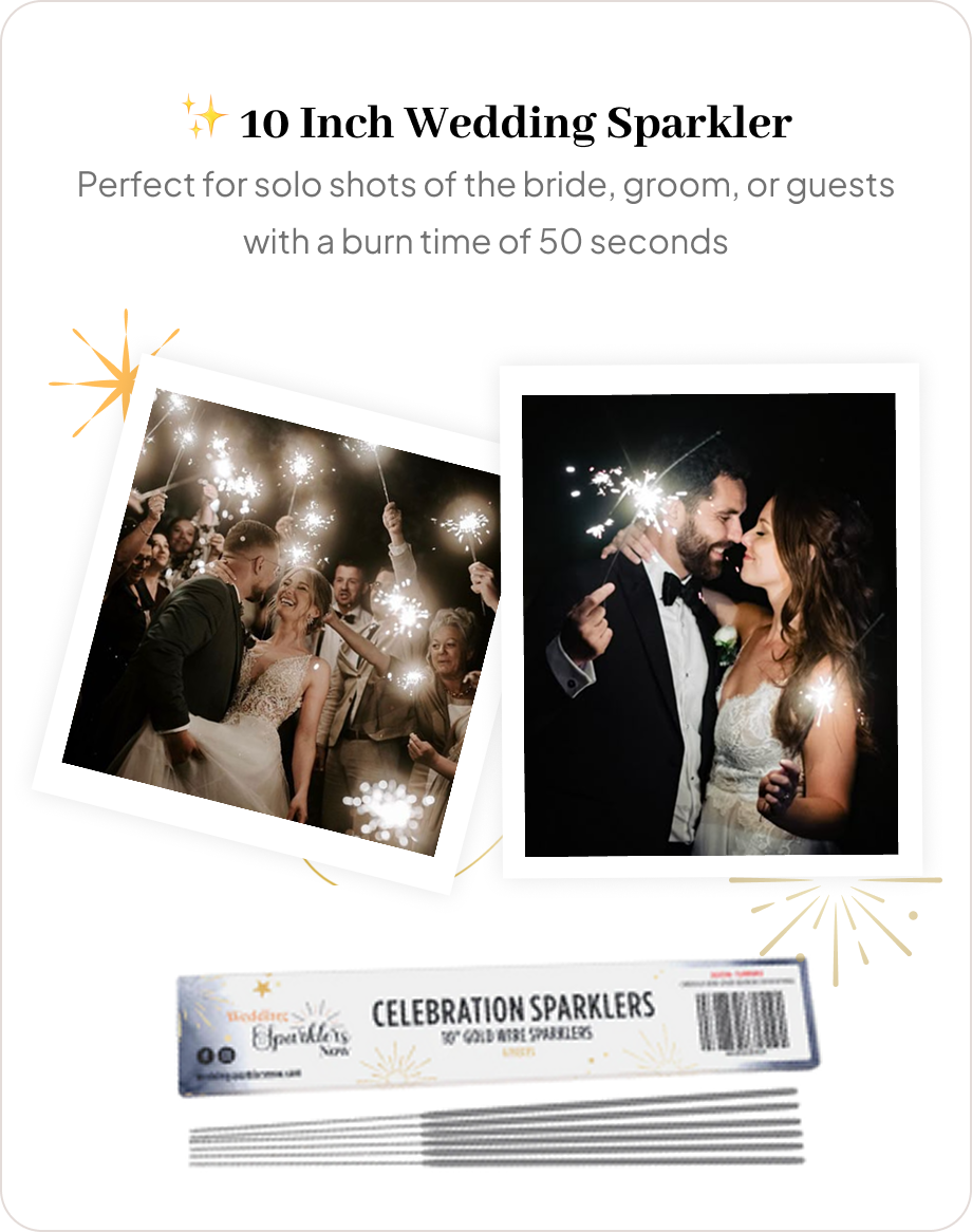Best Sparklers for Weddings and Events – Wedding Sparklers Now