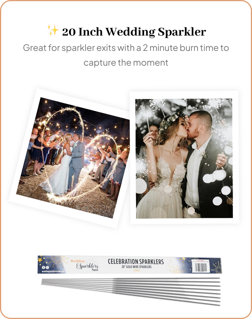 Best Sparklers for Weddings and Events – Wedding Sparklers Now